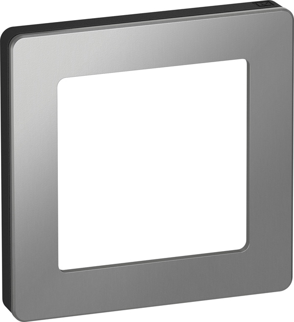 LK FUGA® design ramme PURE 66 stål 1 modul