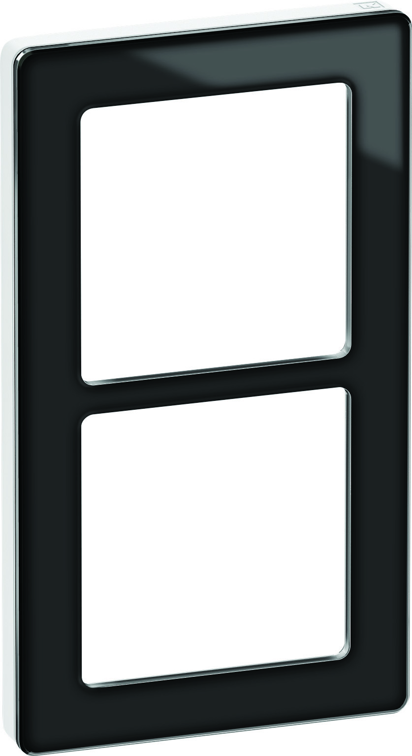 LK FUGA® design ramme PURE 66 glas 2 x 1 modul