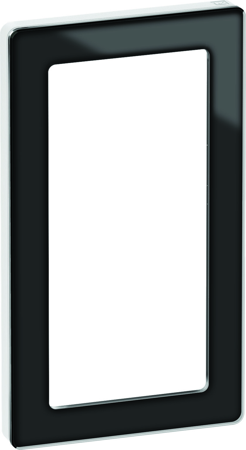 LK FUGA® design ramme PURE 66 glas 1 x 2 modul