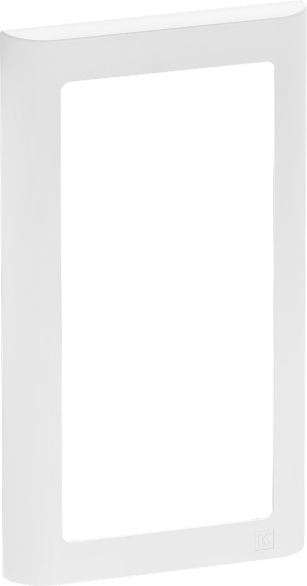 LK FUGA® design ramme SOFT 63 1 x 2 modul lodret