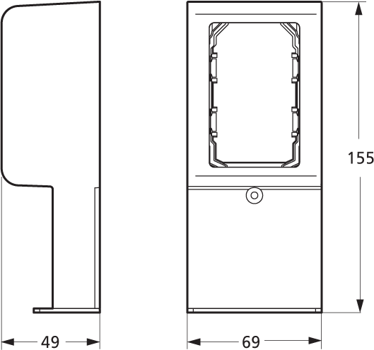 LK FUGA® panelunderlag SOFTLINE 1½ modul 49 mm. dyb